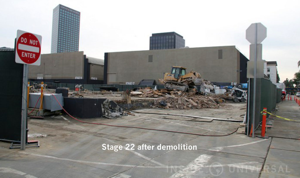 Universal demolished ‘Meet Frankenstein’ stages in 2017 | Abbott ...